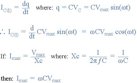 Capacitive Reactance In Polar Form