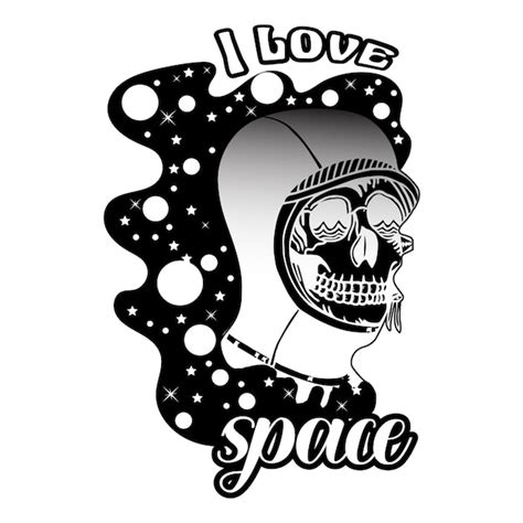 T 셔츠 및 기타 용도를 위한 흑백 디자인 프리미엄 벡터