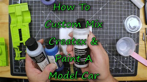Createx Custom Mixing And Painting A Model Car YouTube