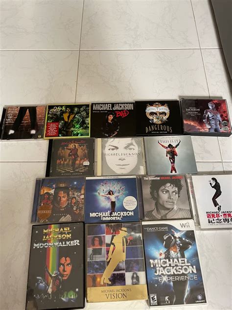 Michael Jackson Discography Hobbies And Toys Music And Media Cds And Dvds
