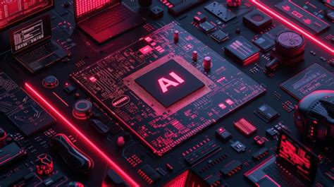 Ai Chip Artificial Intelligence Ai Machine Learning And Modern Computer Technologies Concepts