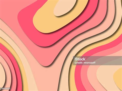 추상 종이 잘라 배경 멀티 레이어 3d 컬러 질감 배경입니다 0명에 대한 스톡 사진 및 기타 이미지 0명 3차원 형태 가리기 Istock