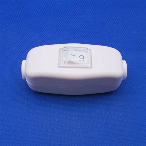 Jacky Rocker Switch Line Midway Switch Inline On Off Rocker Switch Appliance Switch Lamp Cord