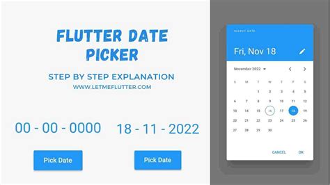 Flutter Date Picker In This Tutorial Well Learn How To By Zeeshan