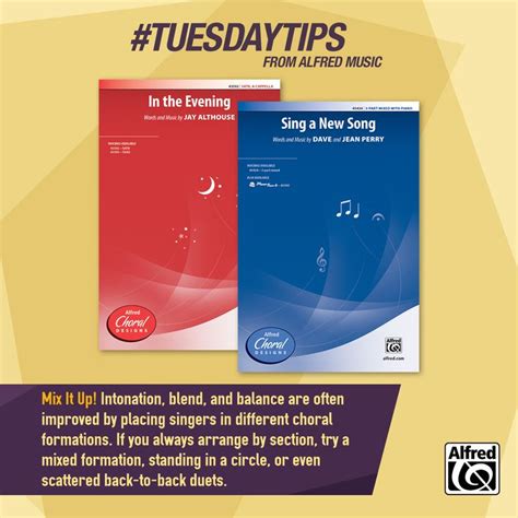 Try A Mixed Formation Intonation Blend Balance Are Often Improved By