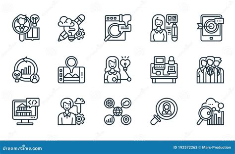 Classification Linear Icon Modern Outline Classification Logo C Vector