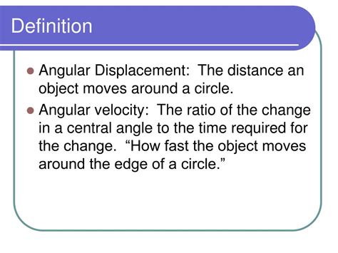 PPT Linear Angular Velocity PowerPoint Presentation Free Download ID
