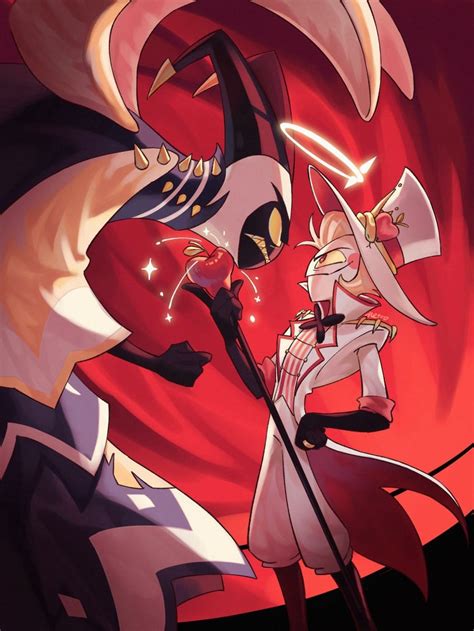 Lucifer And Adam Hazbin Hotel Drawn By Metro Exe Danbooru