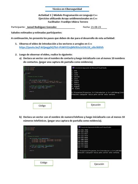 Tarea03 C Pdf Métodos Y Materiales De Enseñanza Computadoras