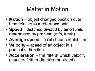 Speed Time Distance PPT Physics Science