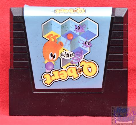 Hot Spot Collectibles And Toys Atari 5200 Qbert Game Cartridge