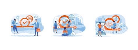 프로젝트 스프린트 Scrum Framework 시간 관리를 위한 효과적인 팀워크 프리미엄 벡터