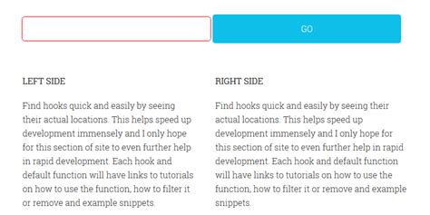 Split Widgets 5050 Side By Side In 2 Columns