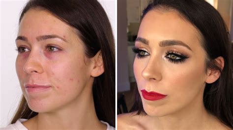 Hollywood Glam Makeup Tutorial Acne Prone Skin Shonagh Scott Youtube