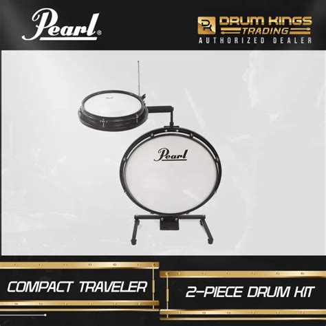 Pearl Compact Traveler 2-Piece Drum Kit | Lazada PH
