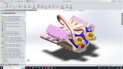 Basic V Type Engine Design In SolidWorks YouTube