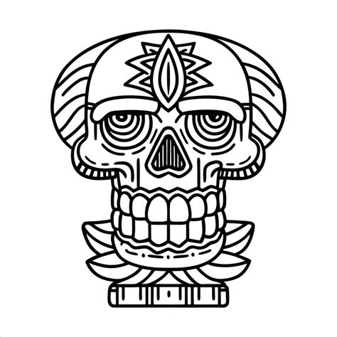 Maxican Tattoo Illustration 57021343 Vector Art At Vecteezy