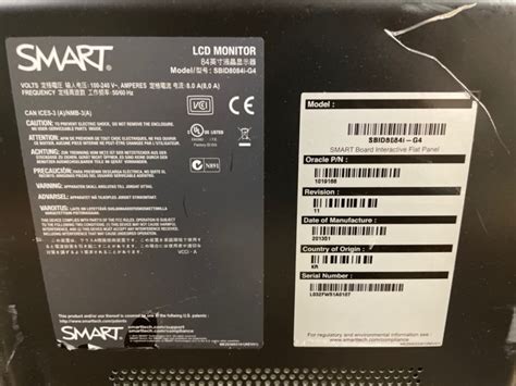 Smart Board 8084i For Sale