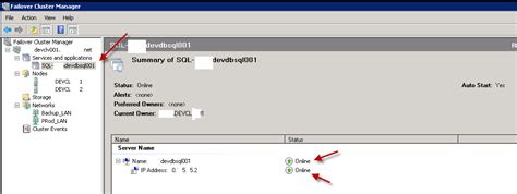 Clustering Sql Server Installation In A 2 Node Cluster Database