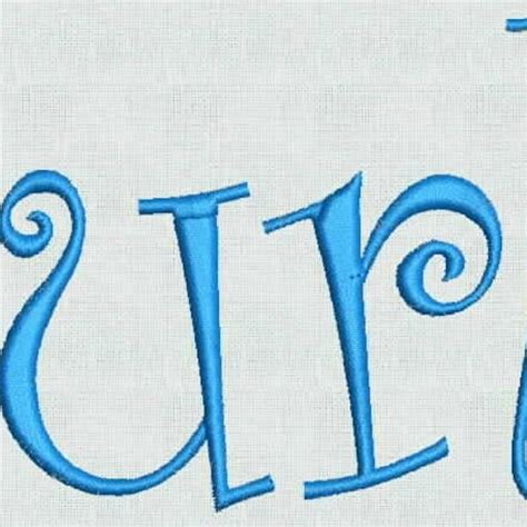 Curlz Monogram Font Etsy
