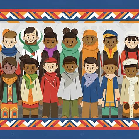 다양한 배경의 학생들의 이미지를 통합하여 다양성과 포용에 대한 학교의 의지를 강조합니다 문화 민족성을 배너 배경에 사용합니다 꼭 잡은 손이나 얽힌 리본과 같은 단결의 상징을