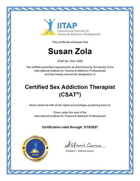 Iitap And Csats Susan Zola