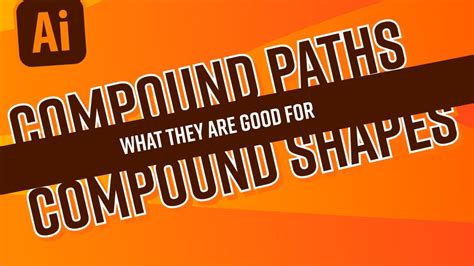 Creating Compound Paths And Compound Shapes YouTube