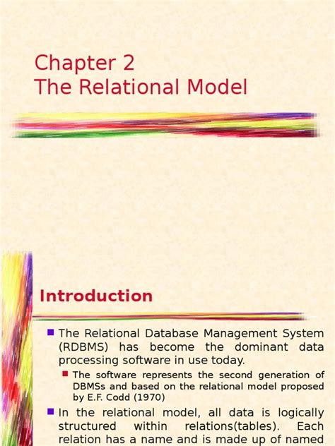 Pdf Chapter2 Relational Model Dokumentips