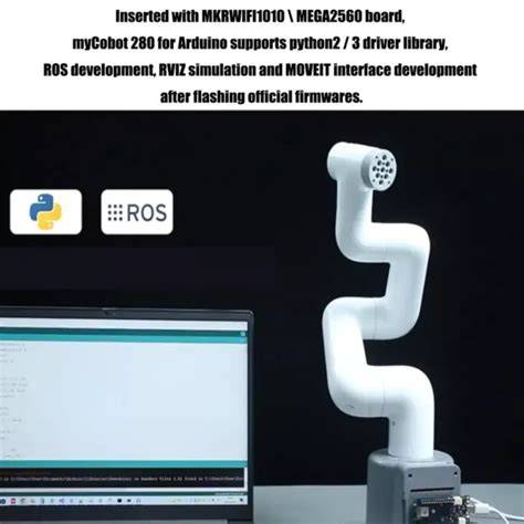 mycobot 280 for arduino 6 dof robot arm educational programming desktop