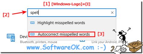 Spell Checker Windows Spelling Mistakes Settings