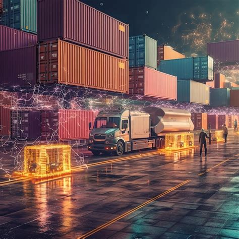 Premium Ai Image Supply Chain Management Iot