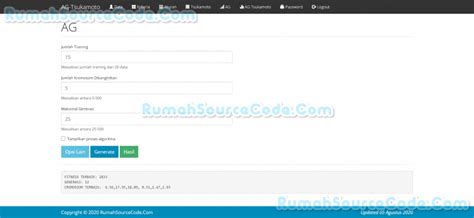 Source Code Algoritma Genetika Dan Fuzzy Tsukamoto PHP