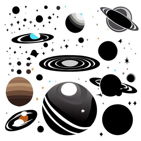Premium Vector Detailed Vector Illustration Of Celestial Objects