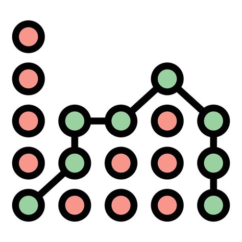 Analysis Regression Icon Color Outline Vector 19193903 Vector Art At