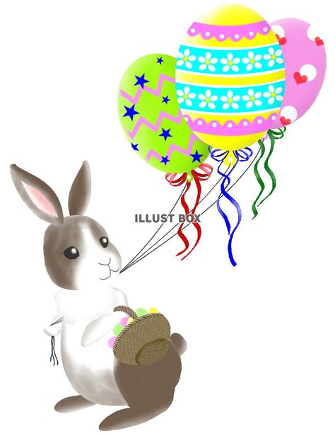 イースターバニーイラスト無料