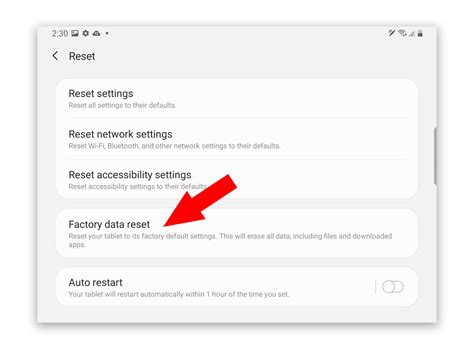 How To Factory Reset Galaxy Tab S
