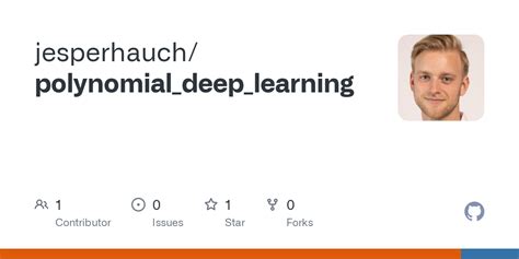 Github Jesperhauchpolynomialdeeplearning