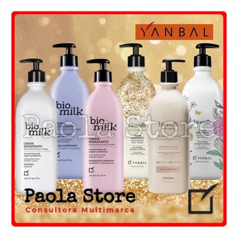 Biomilk Crema Hidratante Corporal 750ml Pack X2 Yanbal Envío Gratis