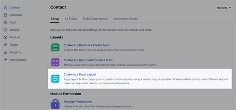 Enabling Sorting And Filtering For Widgets In Page Layout Salesmate