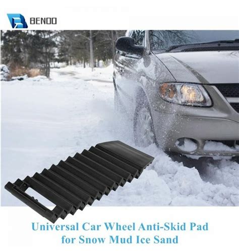 범용 휴대용 미끄럼 방지 및 견고한 자동차 바퀴 패드 비상 타이어 견인 매트 플레이트 눈 진흙 얼음 모래 티몬