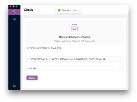 install checksum validator on linux snap store