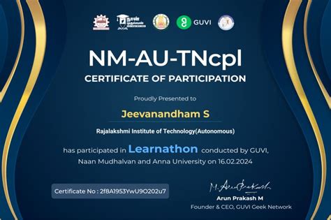 Jeevanandham S On Linkedin Continuouslearning Professionalgrowth