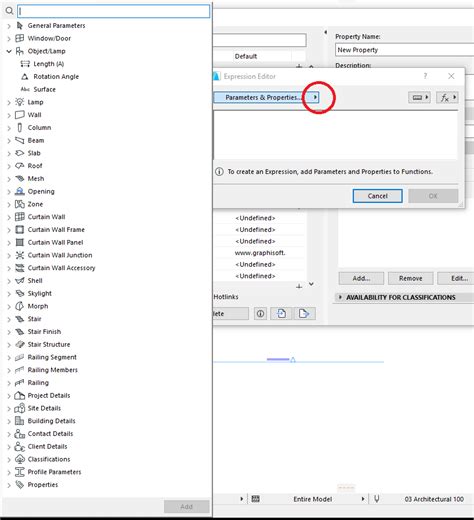 gdl parameters in expression graphisoft community