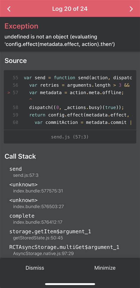 typeerror undefined is not an object evaluating config effect