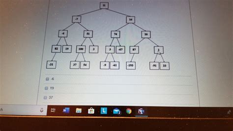 Solved Question Pts Shown Below Is A Binary Tree Chegg