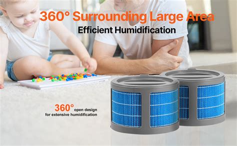 Evaporative Humidifier Replacement Filter 2 Pack For 10l 2 64g Model Vevor Us