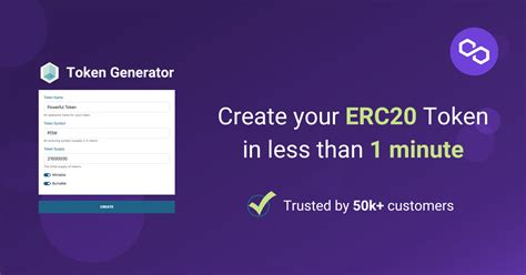 Create ERC Token On Polygon PoS Chain No Code Tool Token Generator