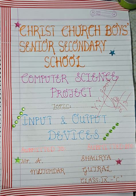 Computer Science Assignment Input And Output Devices