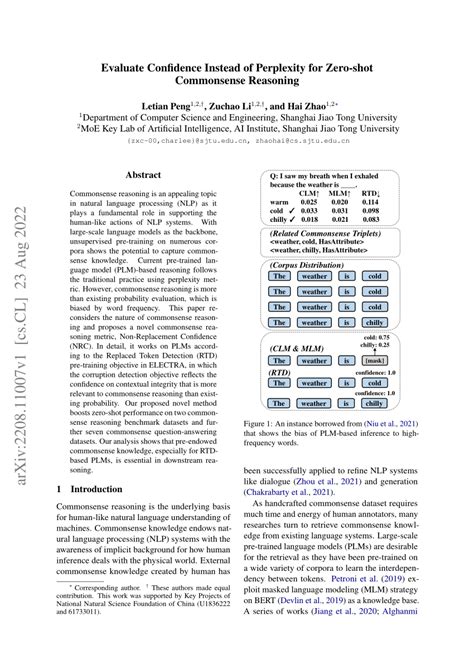 pdf evaluate confidence instead of perplexity for zero shot
