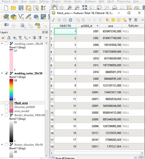 Rasterize Resolution Rqgis